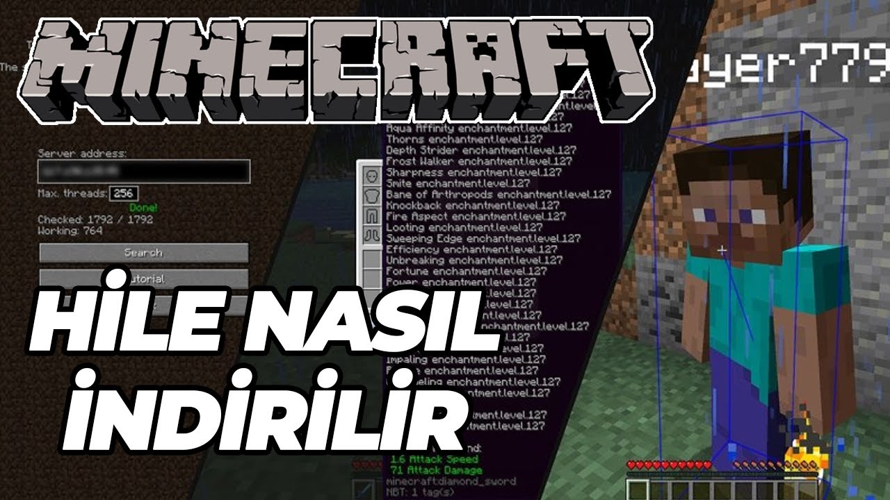 MİNECRAFT Hile Nasıl İndirilir - YouTube