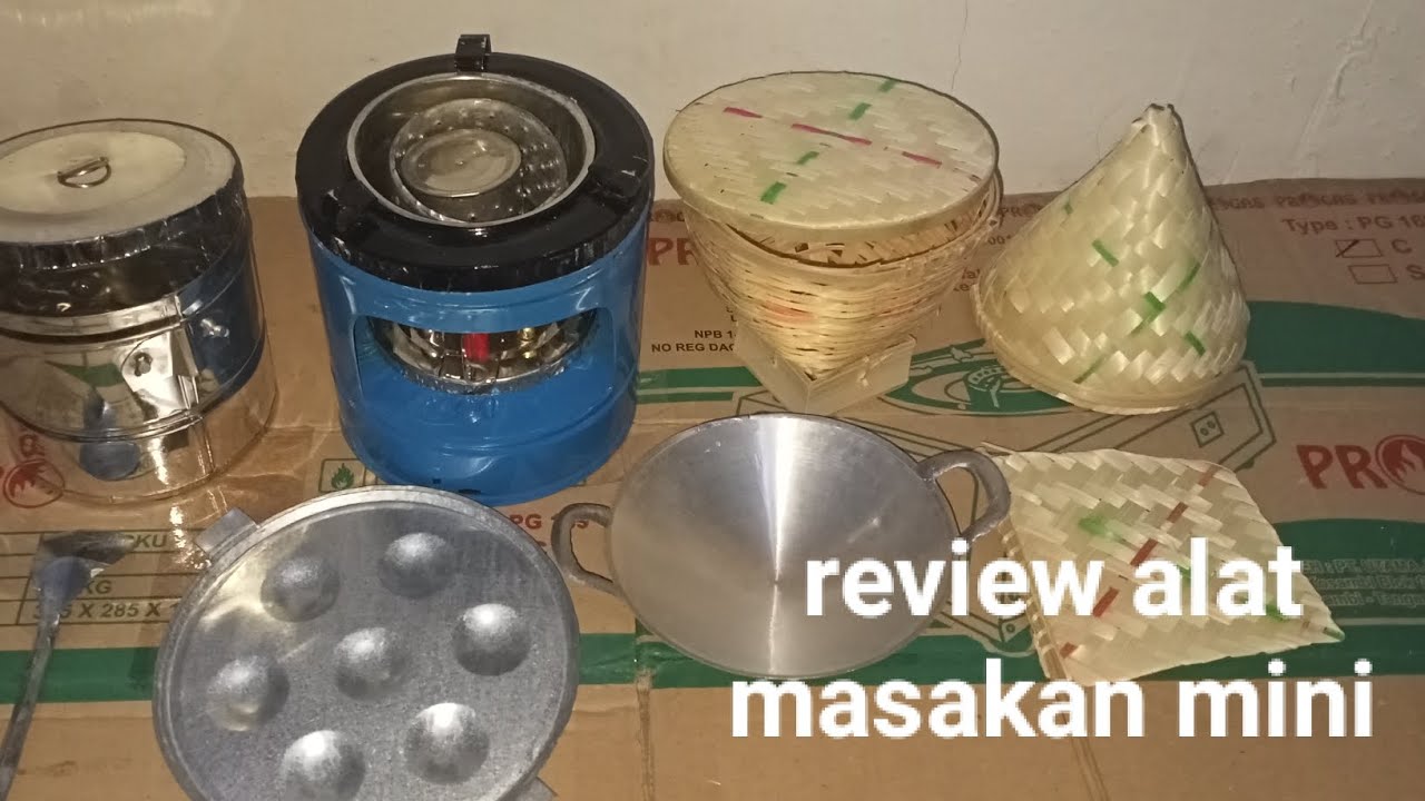Review alat masakan mini (Mini Cooking) Terbaru | primitif - YouTube