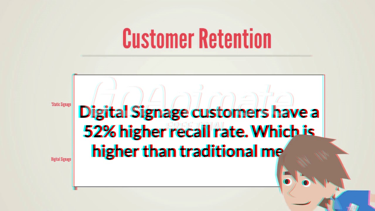 Digital Signage vs Static Signage - YouTube