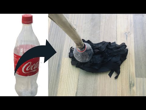 How to make floor cleaning mop with plastic bottle and old pant ...