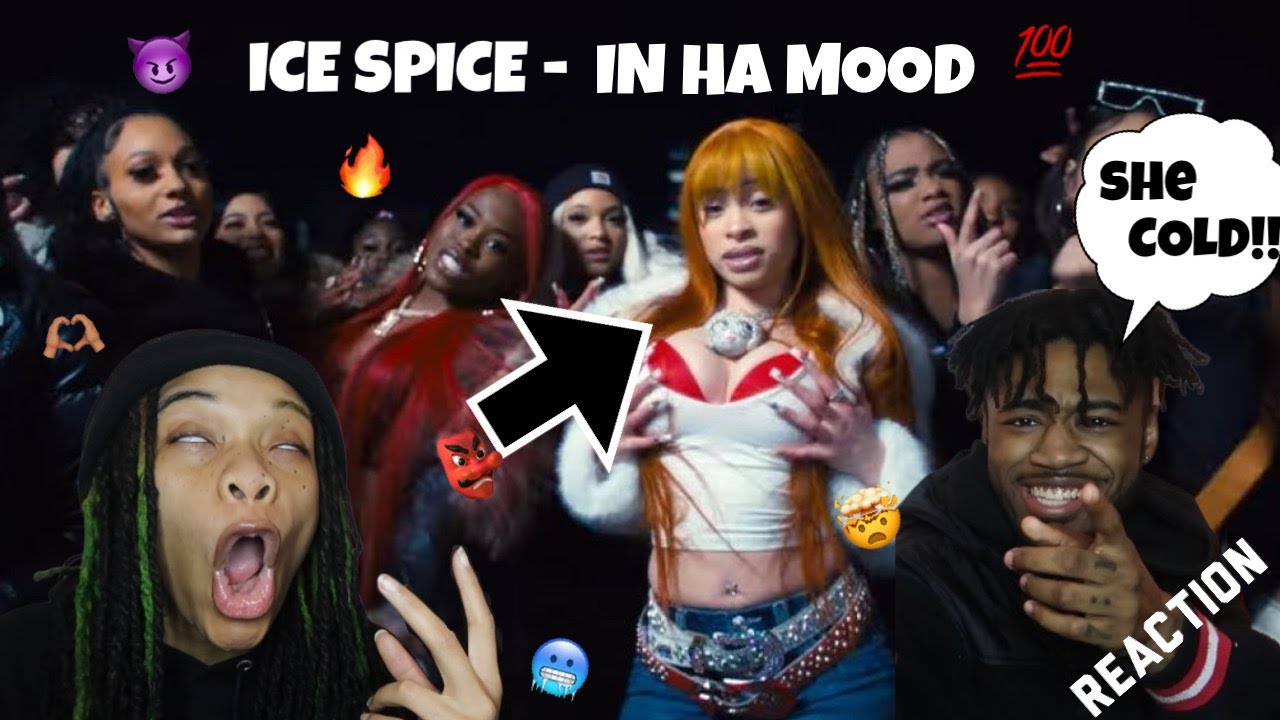 SHE ON SOMETHING!!! ICE SPICE - IN HA MOOD (REACTION) - YouTube