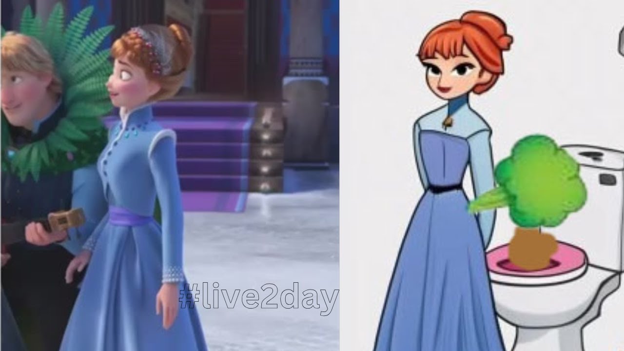 frozen 2 funny Drawing memes elsa Try not To laugh 😂#frozen2 #live2day ...