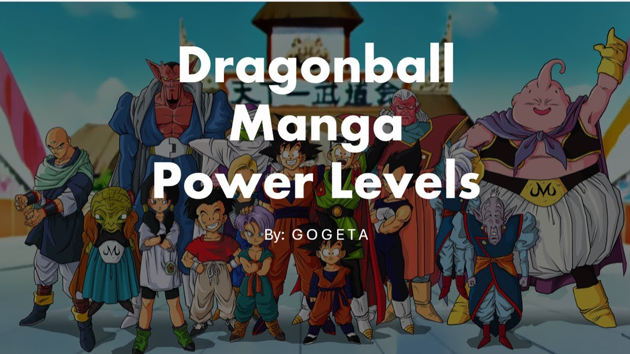 Dragonball Z Manga Buu Saga Power Levels - YouTube