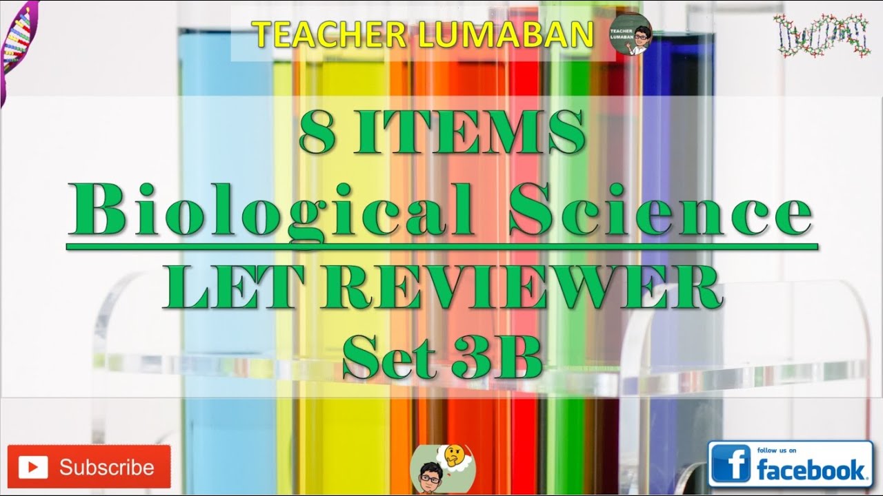 Biological Science Set 3B Let Reviewer - YouTube