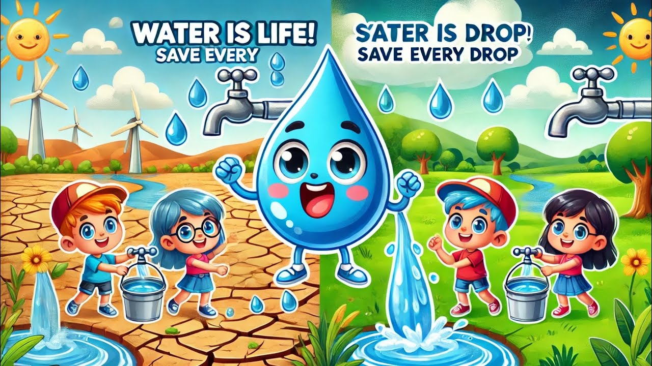 Water is the Basis of Life | Kids Educational Poem | Save Water - YouTube