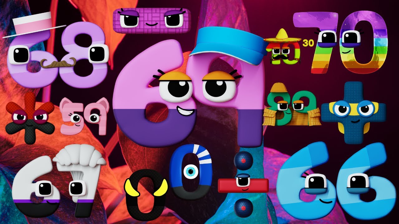 Wonderland Numbers - Learn To Count Skip Counting Sixty Six Untill ...