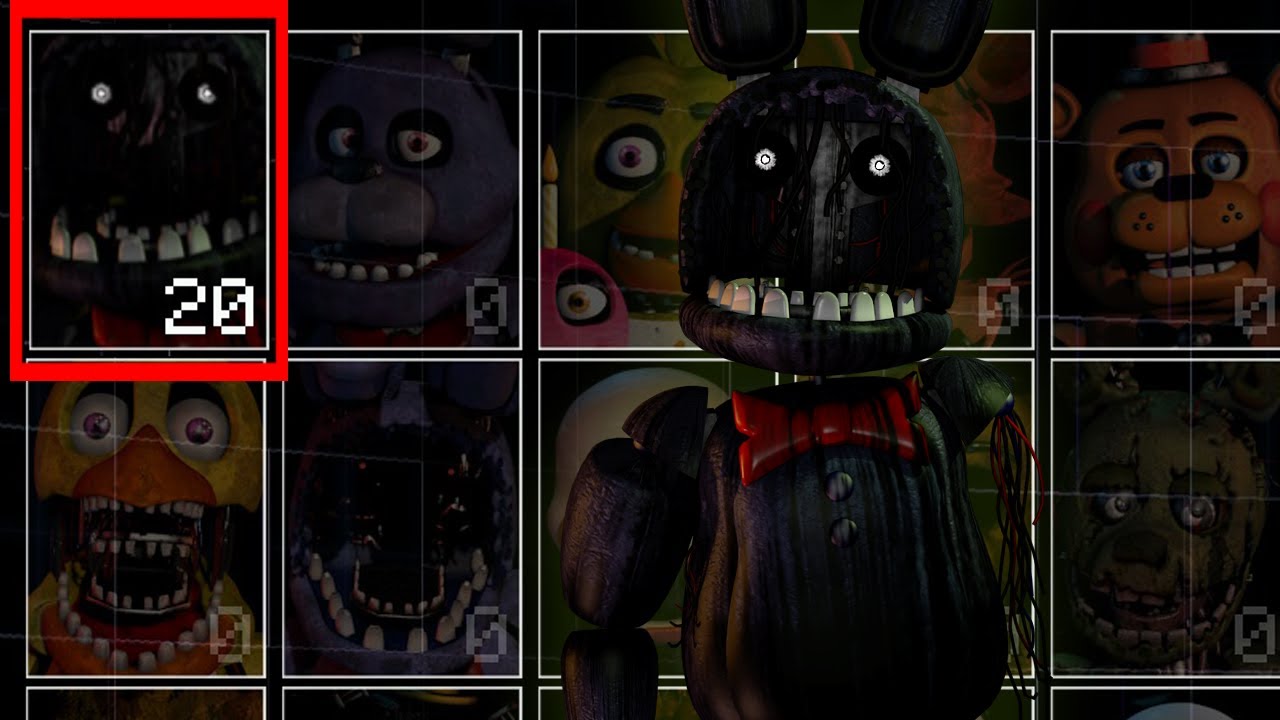 Phantom Bonnie without the face! Phantom Withered Bonnie! (UCN Mods ...