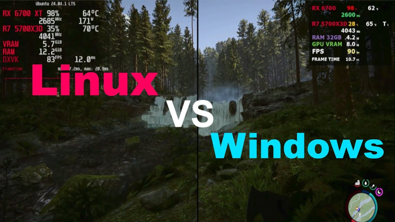 Linux VS Windows gaming: Sons of the Forest - YouTube