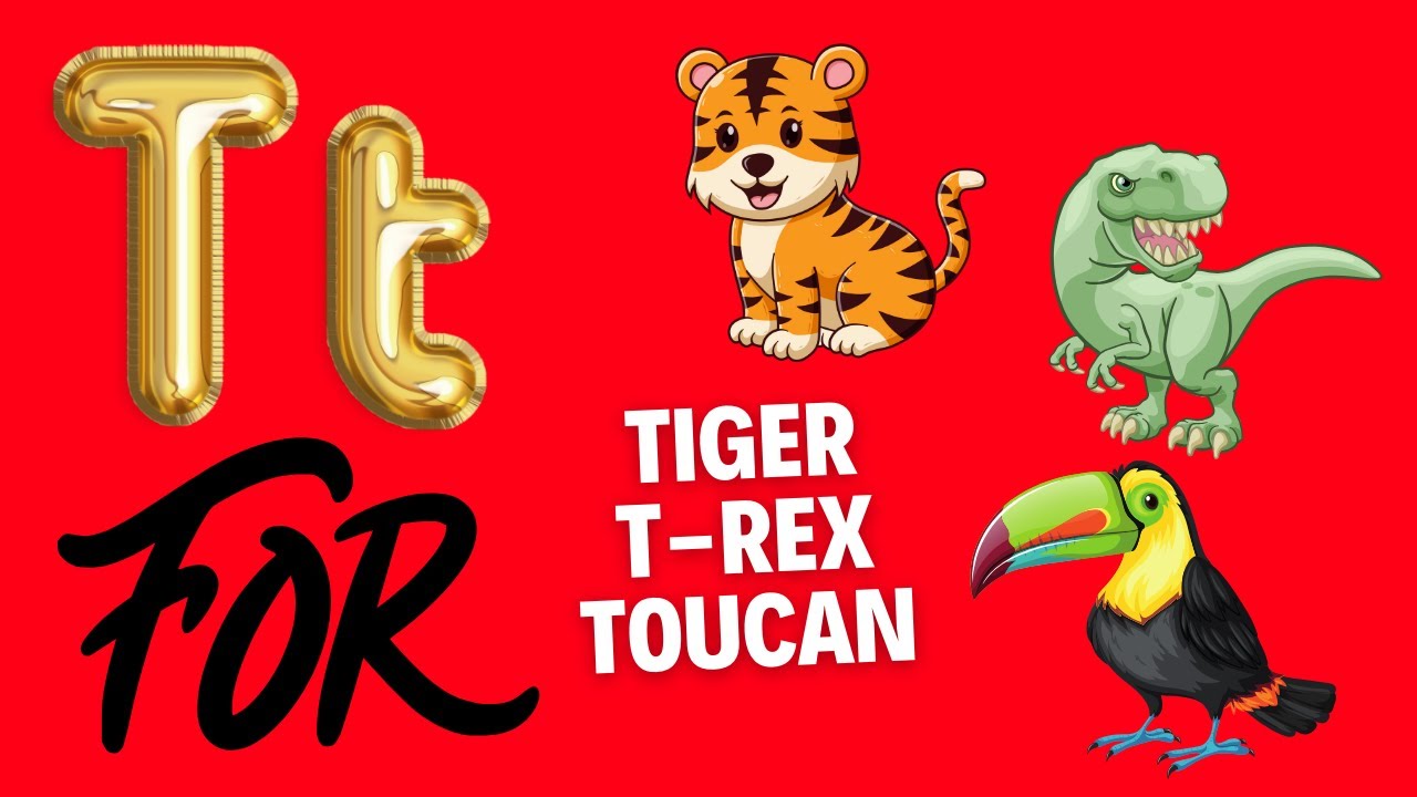 Top 20 Letter 'T' Words for Kids - Boost English Vocabulary | T se ...