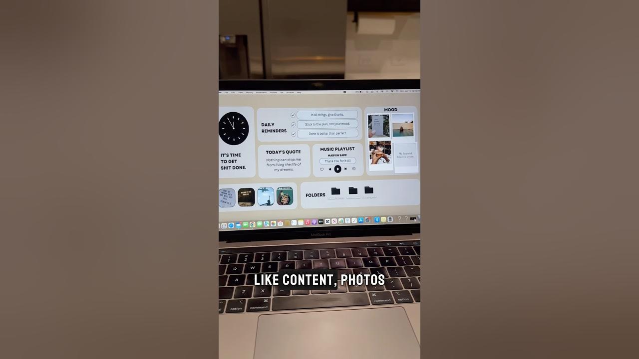 Declutter and organize your desktop. Step by step guide ☑️ #canva #canvatutorial #organization ...