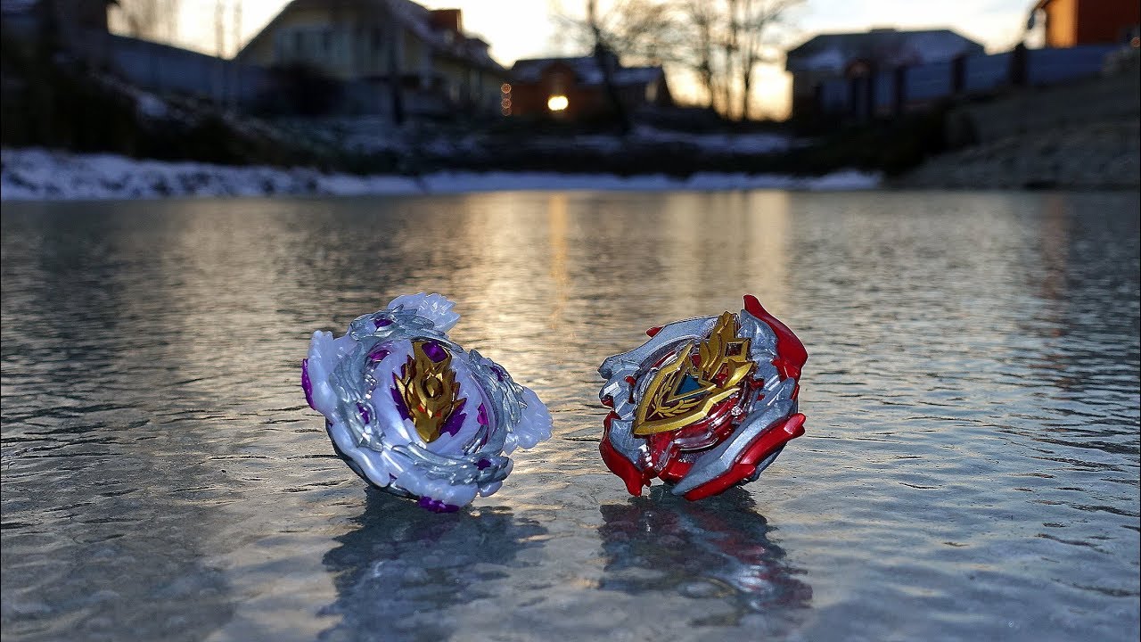 Beyblade battle on Ice Stadium - YouTube