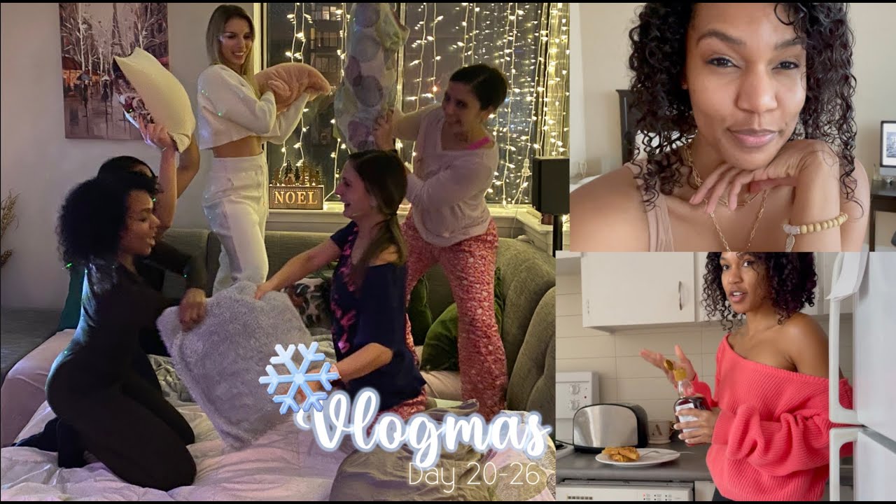 Vlogmas Day 20 - 26 | Christmas Slumber Party Weekly Vlog - YouTube