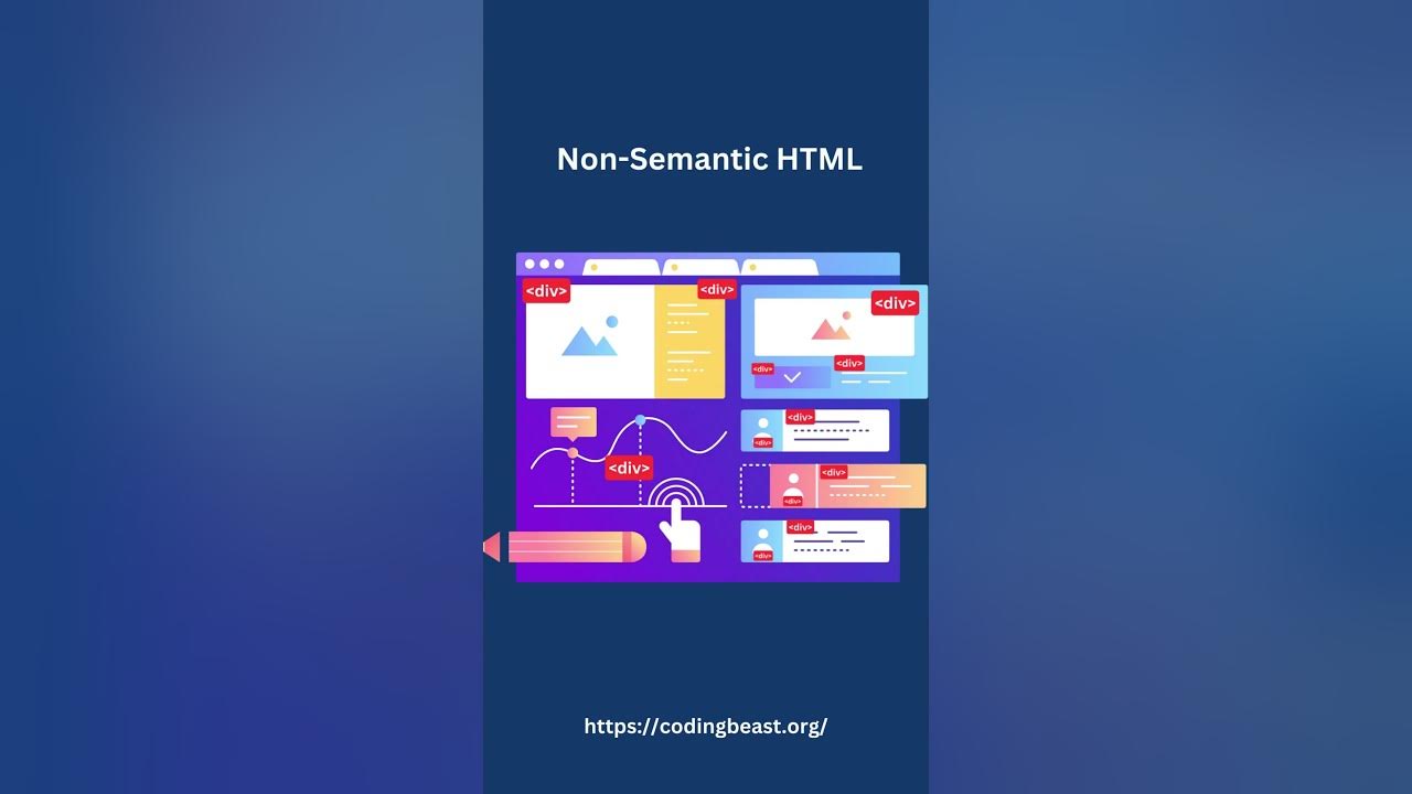 Semantic Vs Non Semantic Html Understanding The Difference And Benefits Shorts Youtube
