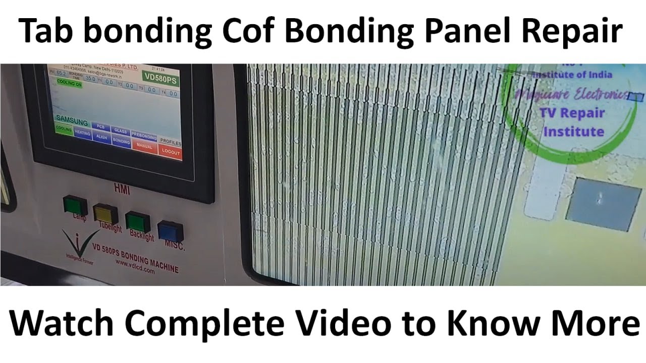 #Panel Bonding #Tab Bonding #Cof Bonding in English Subtitle - YouTube