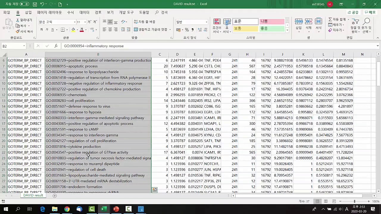 13. RNA-Seq Data Analysis_Basic_2(DAVID Graphic) - YouTube