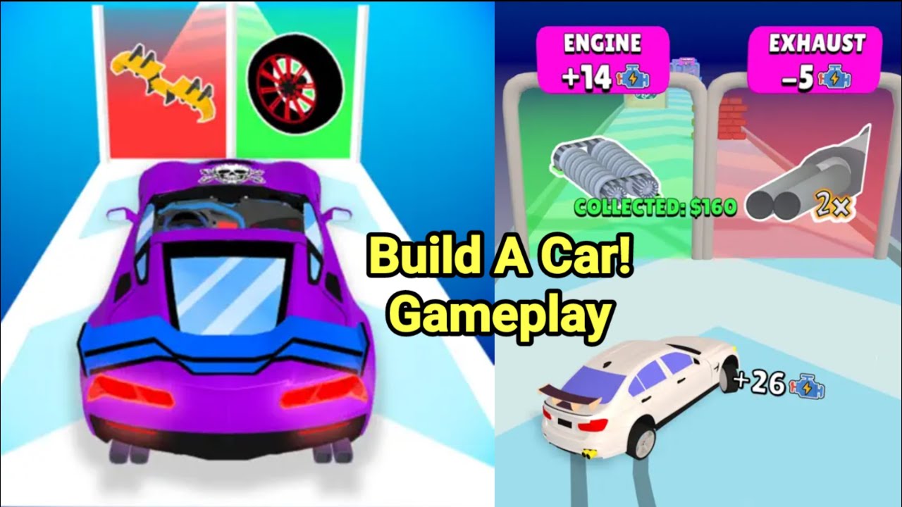 Build A Car Game Gameplay - YouTube