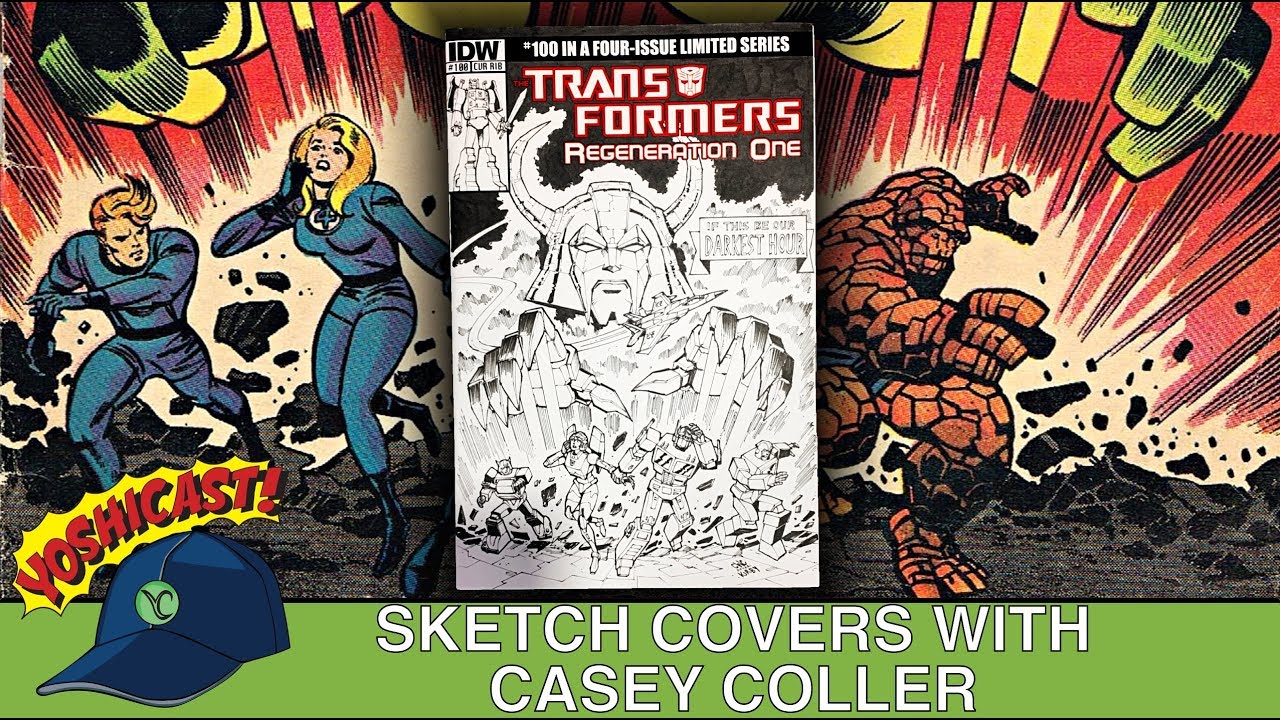 Sketch Covers with Casey Coller | Homage of Fantastic Four 49 with ...