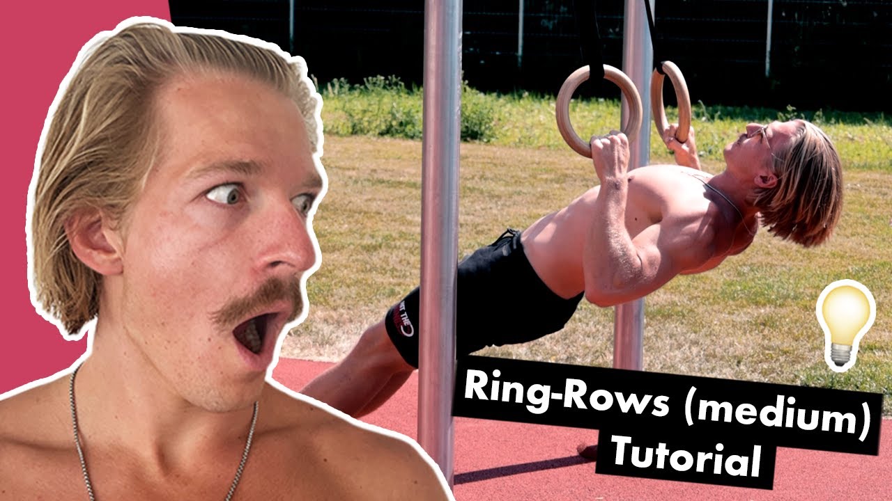 Ring Row Tutorial | Rücken und Bizeps trainieren mit Ringen - YouTube