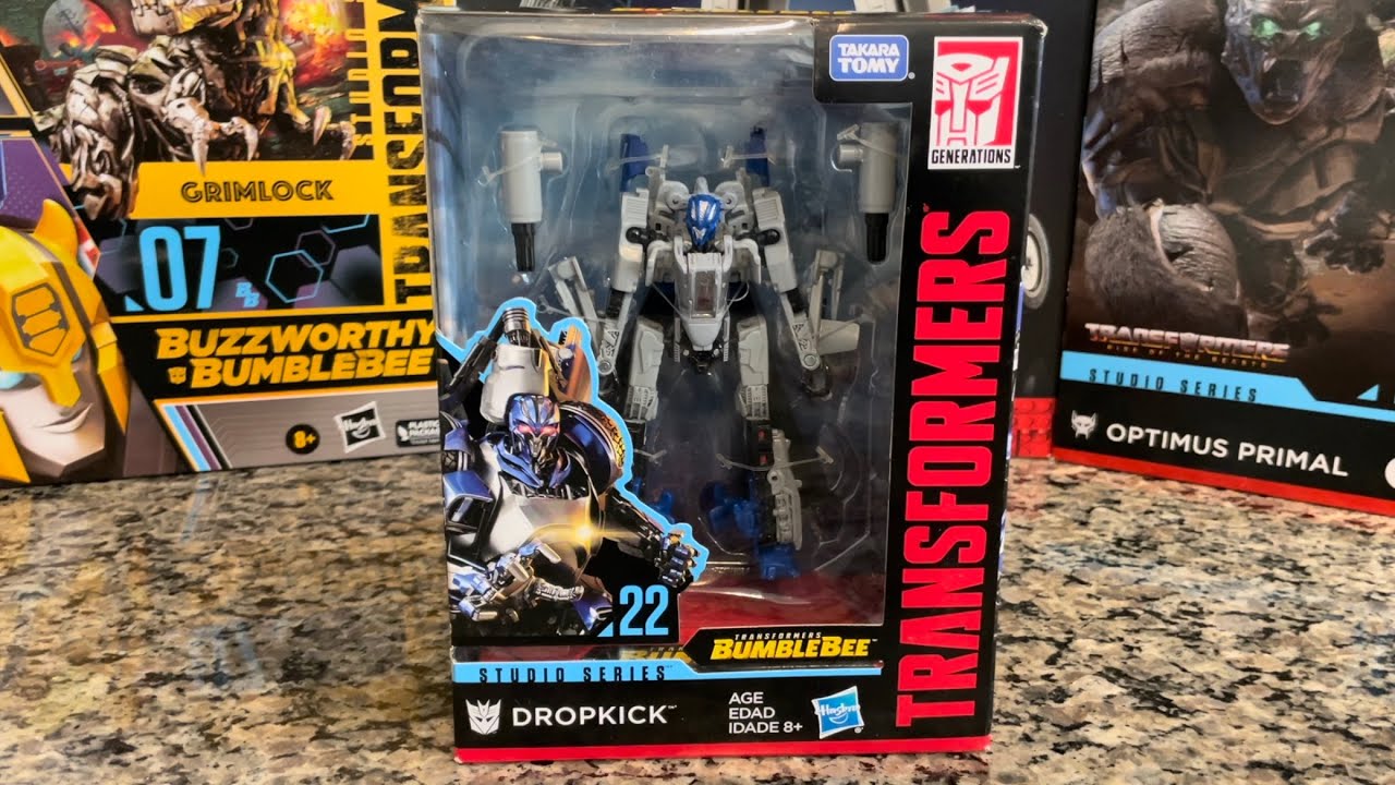 Dropkick studio series transformers unboxing and transforming - YouTube