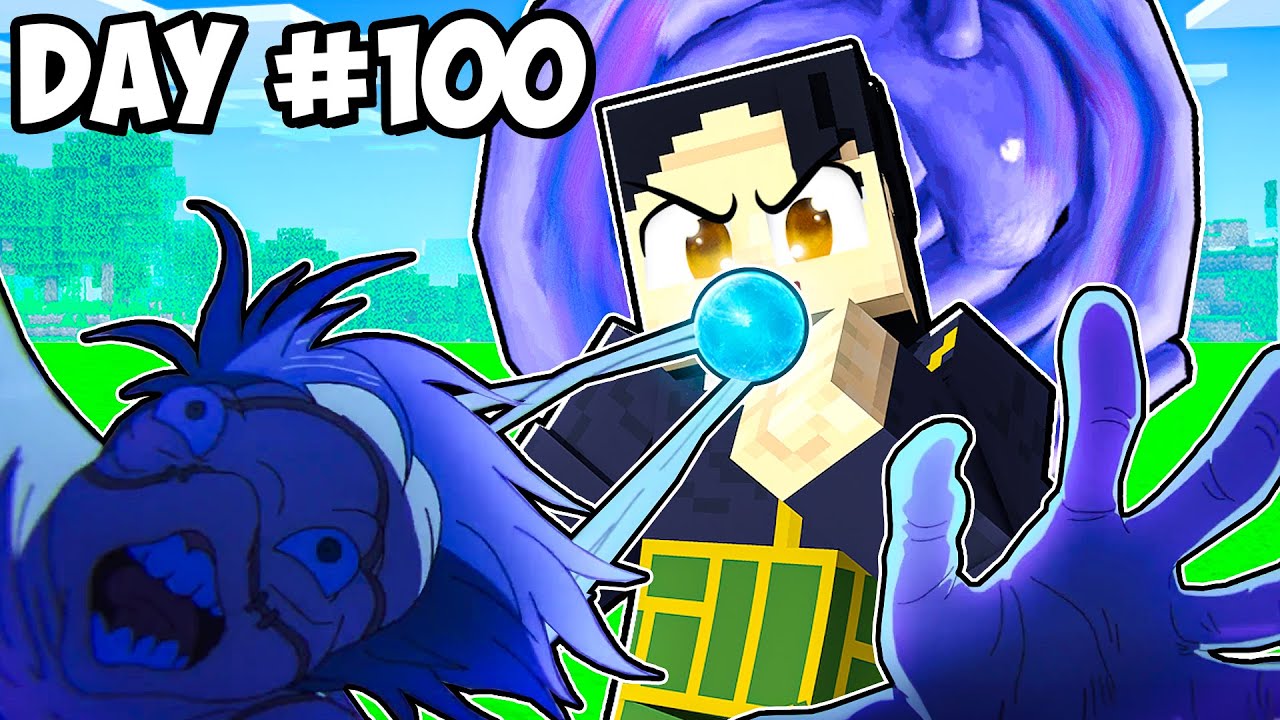 I Survived 100 Days as GETO in Jujutsu Kaisen Minecraft! - YouTube