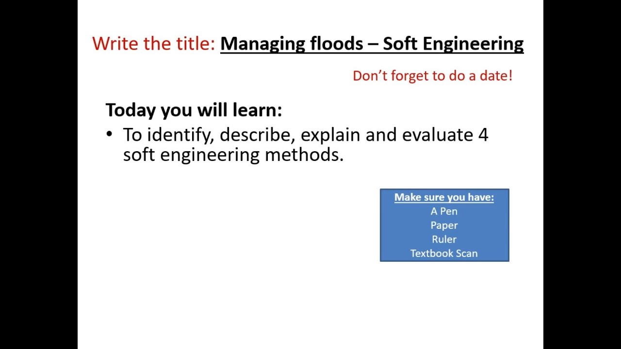 Y10: River Management_Soft Engineering - YouTube