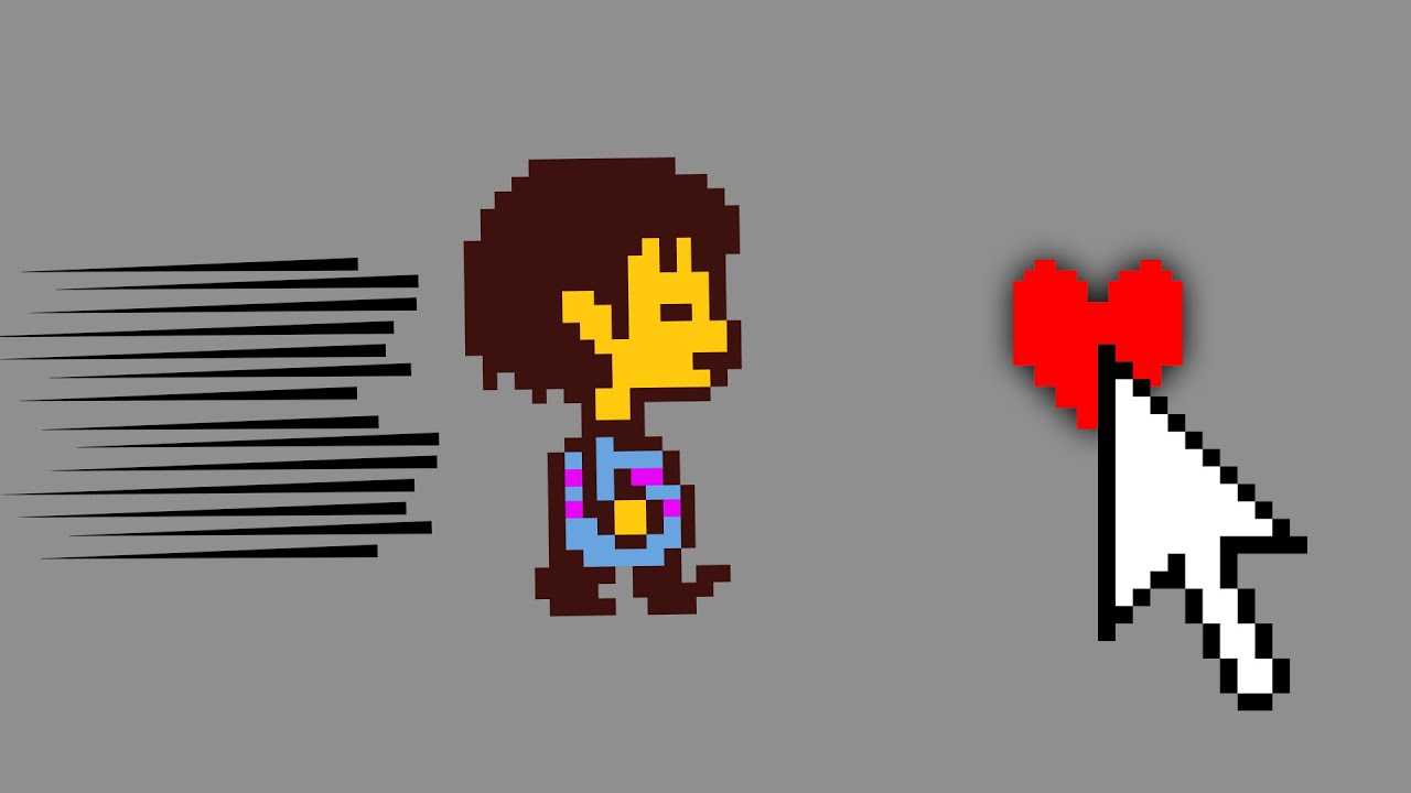 Undertale, but I control it with a Mouse... - YouTube