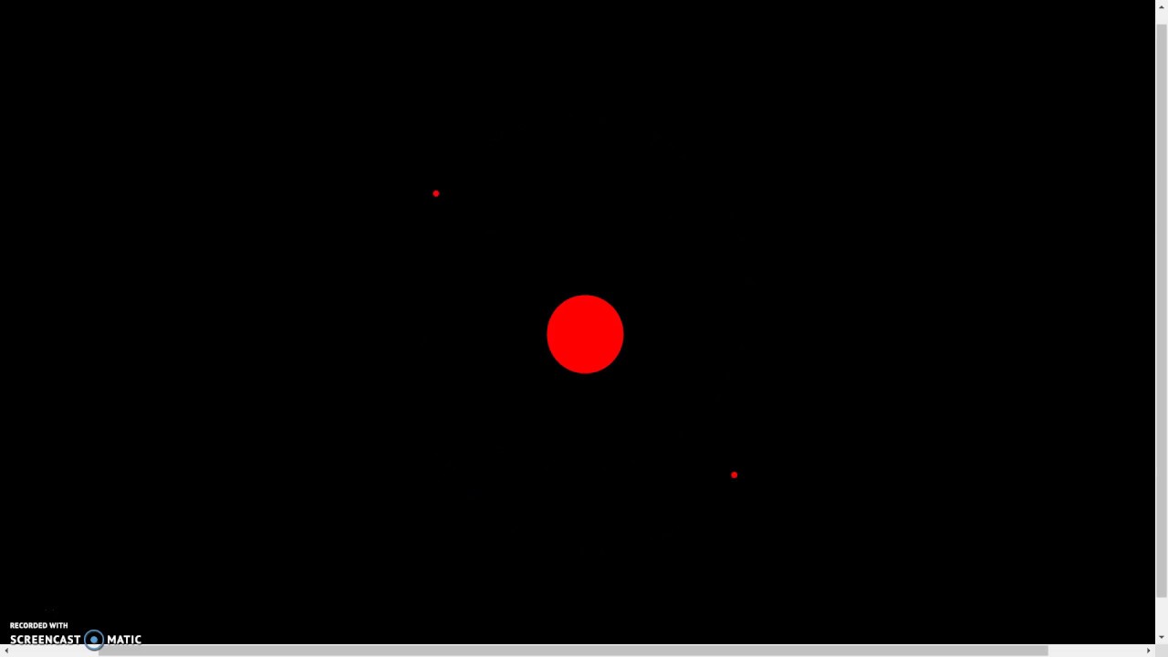 Three body problem simulation - YouTube