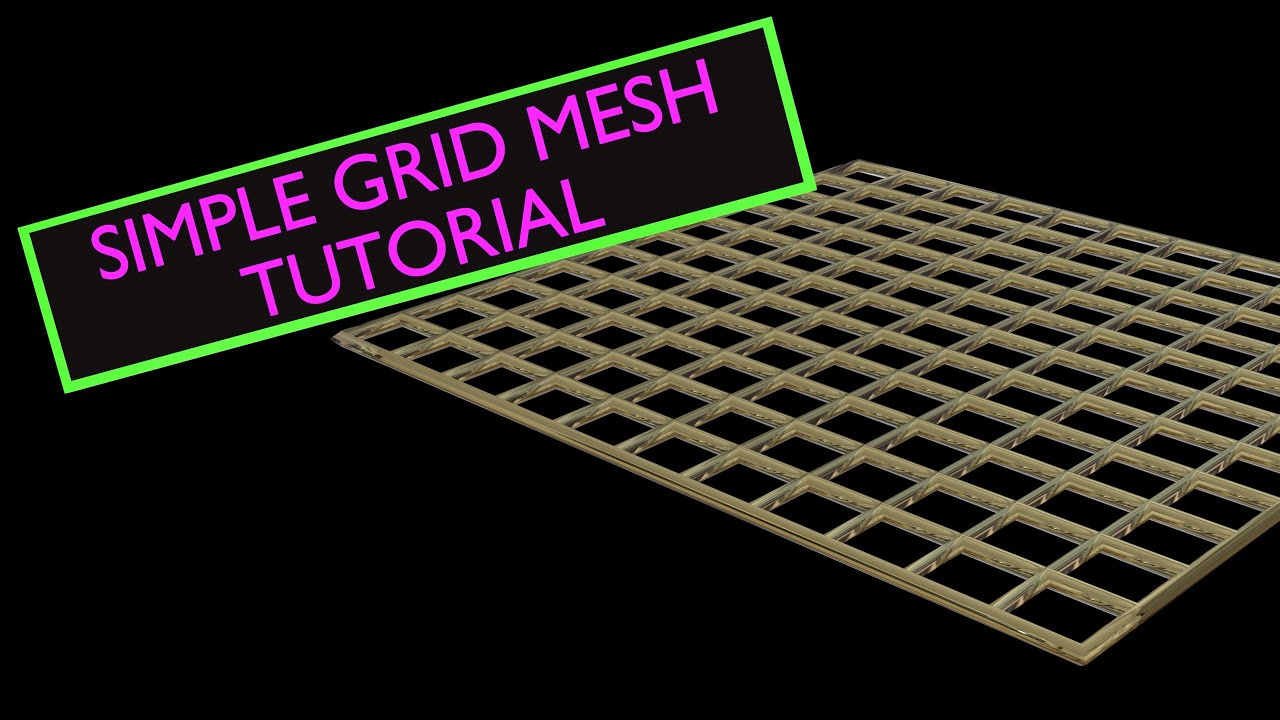 Simple Grid Mesh For Second Life - YouTube