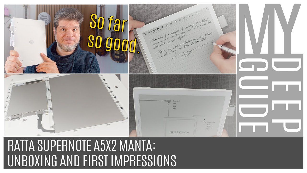 Ratta Supernote A5X2 Manta: Unboxing and First Impressions - YouTube