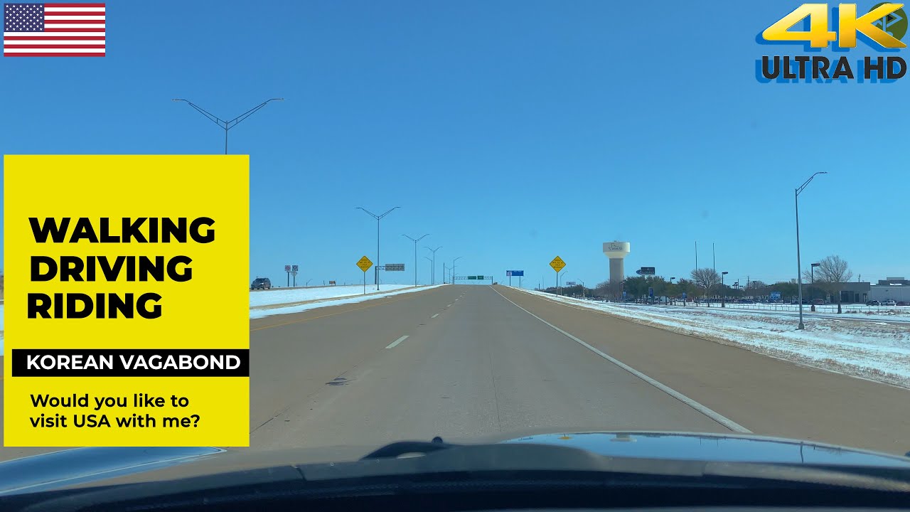 Snow Storm! | Wichita Falls in Texas, USA | 2021 Winter Road Trip | POV ...