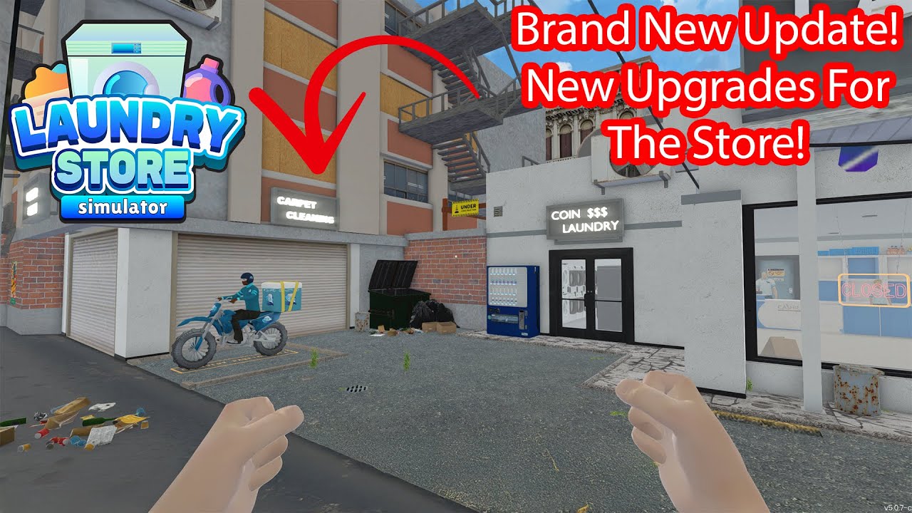 Laundry Store Simulator MASSIVE Update! Huge Store Upgrades & New ...