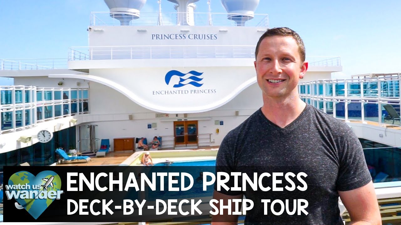 Enchanted Princess Deck-by-Deck Full Ship Tour - YouTube