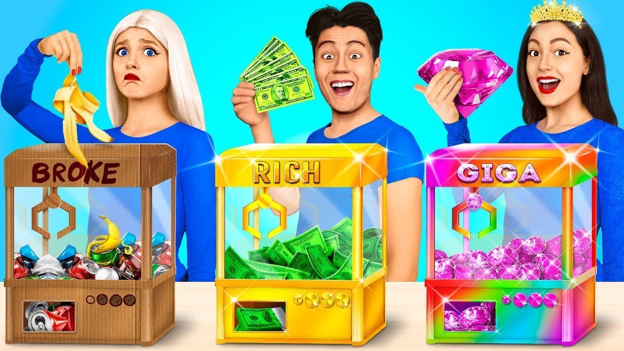 Desafío Alimentos Ricos VS Pobres VS Mega Ricos | Juego de Cocina Cara ...