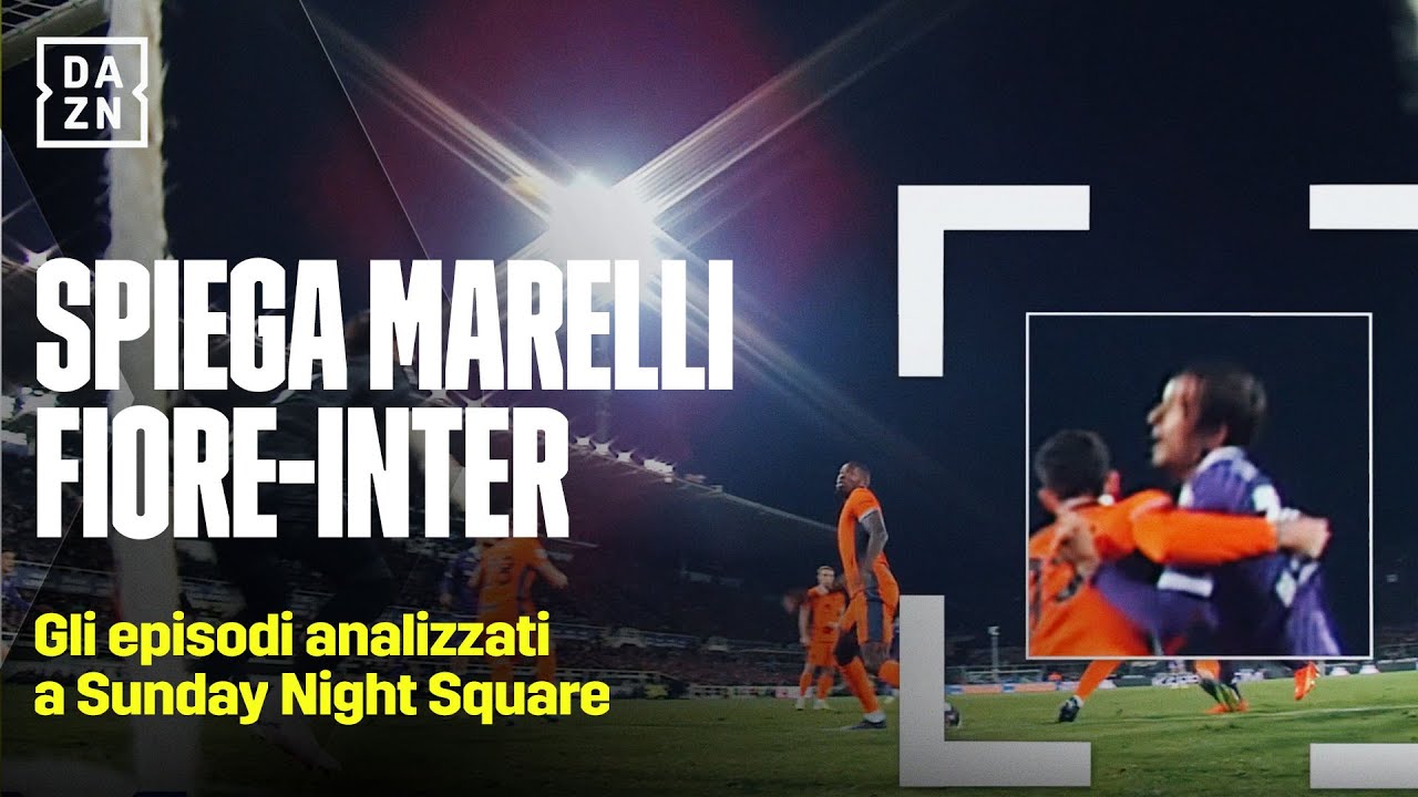 RIGORI, GOL e VAR: MARELLI spiega Fiorentina-Inter | Spiega Marelli ...
