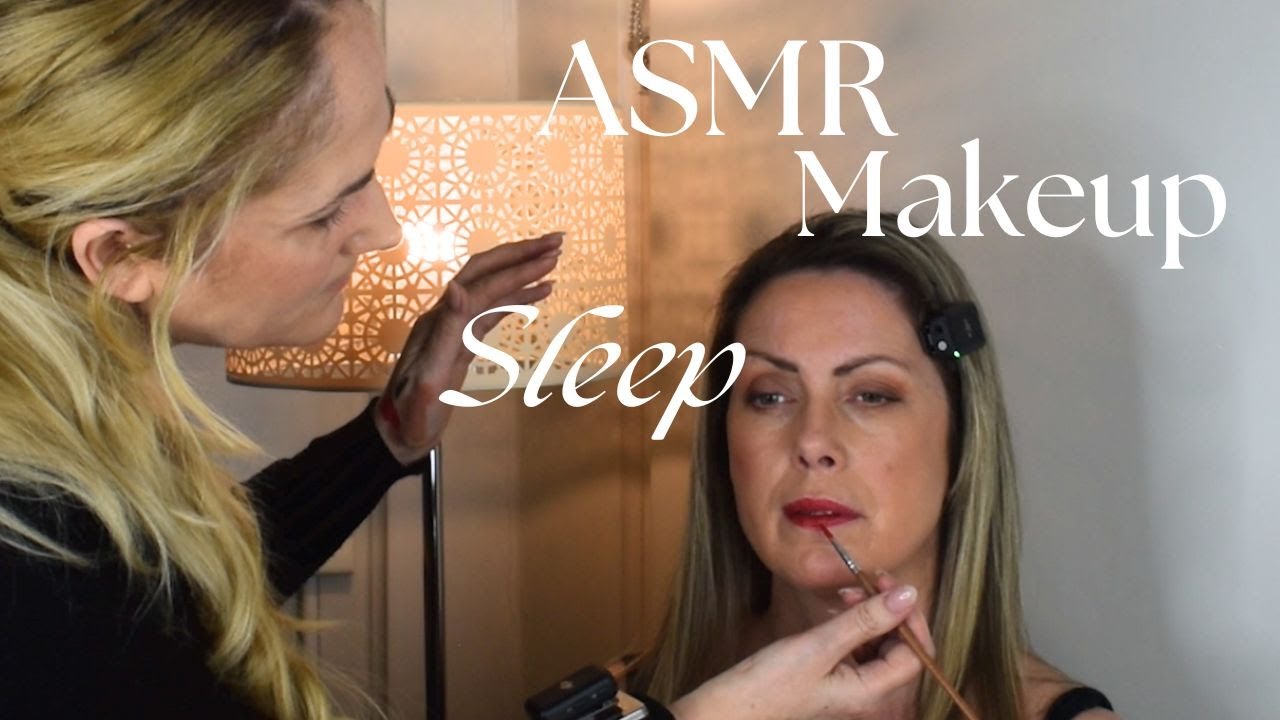 ASMR makeup Artist does Kate Moss Inspired Look for Relaxation & Sleep ...
