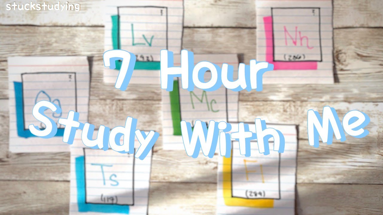 7 Hour Study With Me | Study Motivation - YouTube