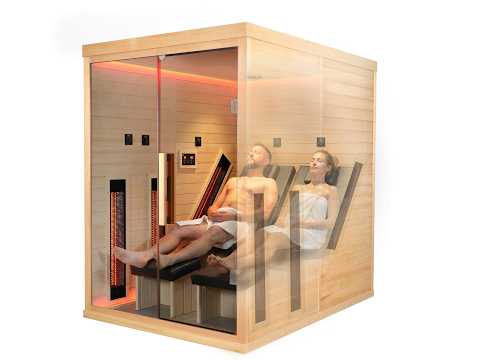 ATROPA Infrarotkabinen - Aufbau der Infrarotkabine zum Liegen AS Relax 2