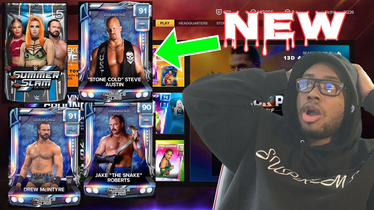 *NEW* Summer Slam Detroit Packs In WWE2K23 My Faction! - YouTube