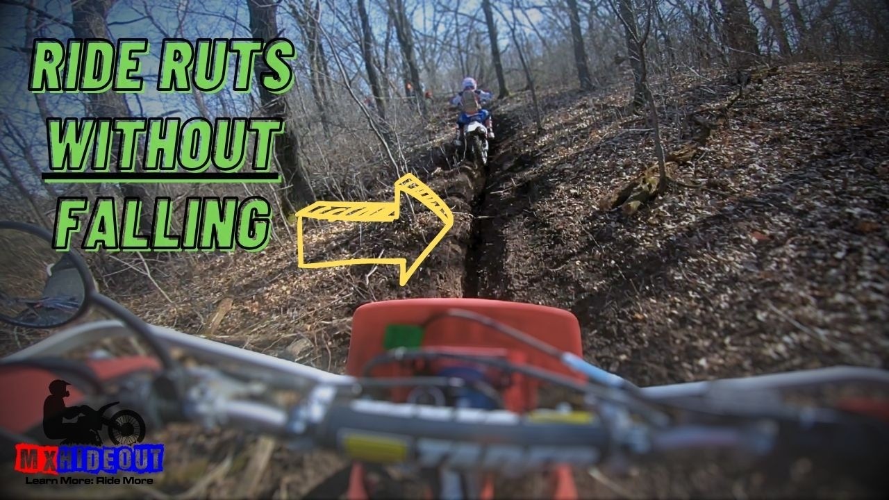 How To Ride Straight Ruts On Trails Without Losing Your Balance - YouTube