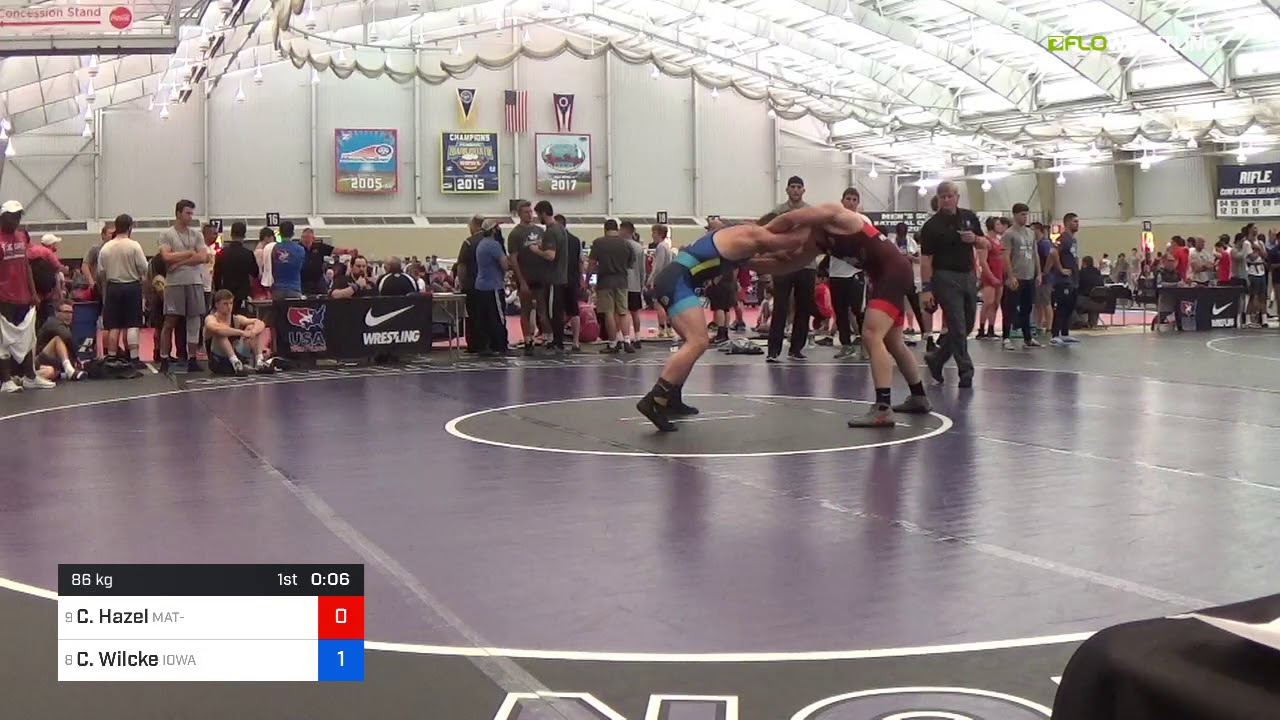 2018 UWW Cadet And U23 Nationals/U23 Freestyle 86 Round Of 16 - Corey ...