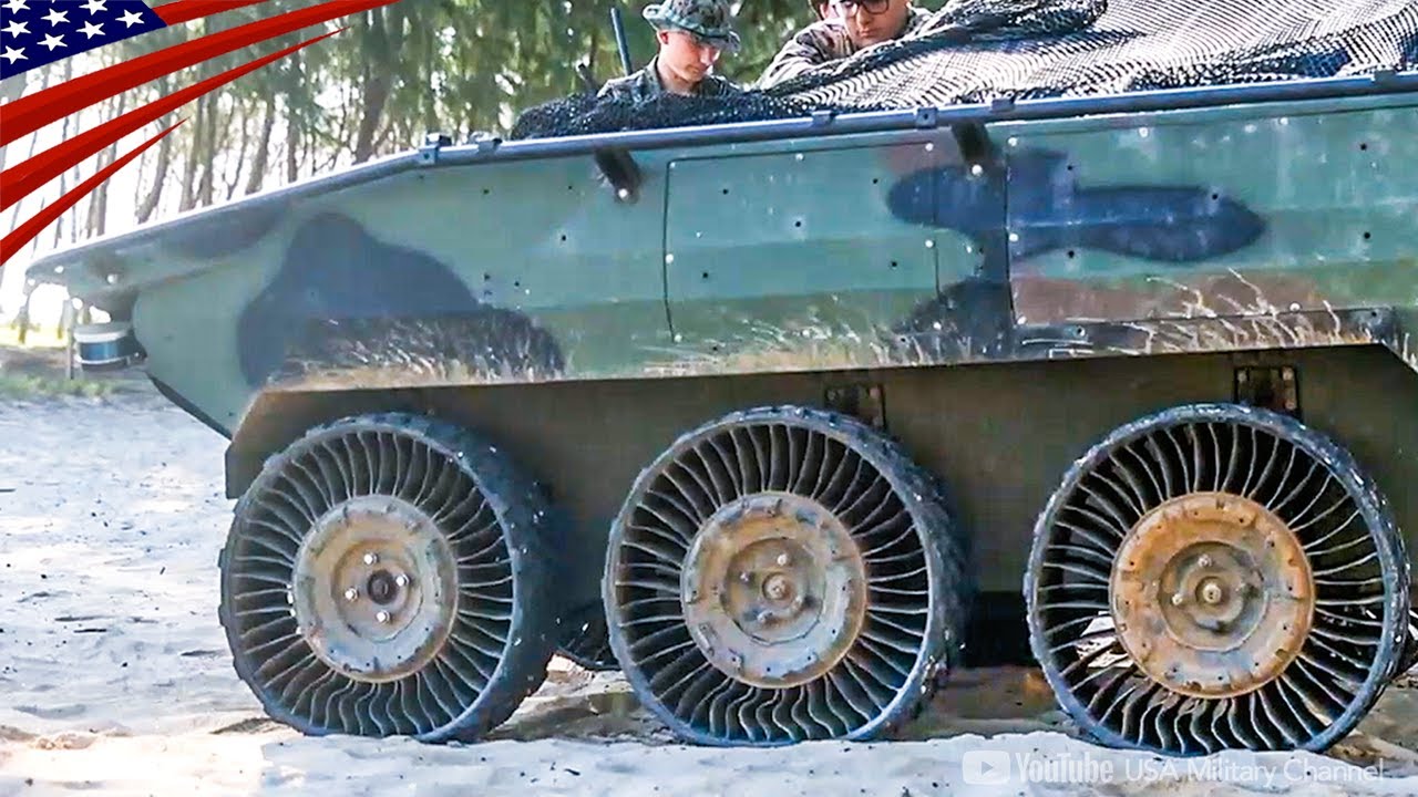 [Puncture-Proof] US Marines Test Unmanned Vehicle with MICHELIN Airless ...