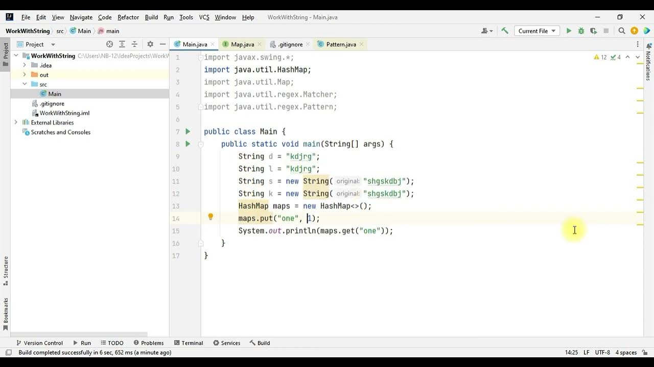 String, StringBuilder, StringBuffer, RegEx - YouTube