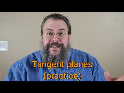 Calculus 3 -- Tangent planes -- Practice - YouTube