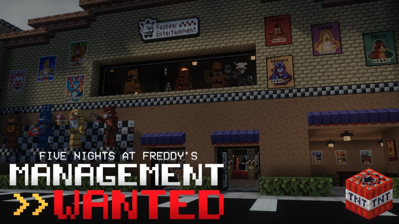 MINECRAFT MANAGEMENT WANTED: CUSTOM FNAF MUSEUM BUILD TOUR - YouTube
