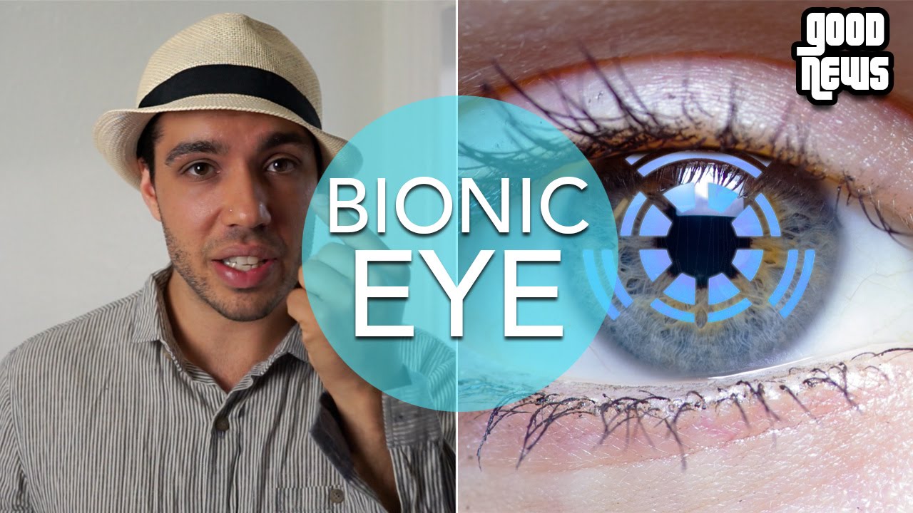 SUPER VISION w/ Bionic Contact Lens! - YouTube