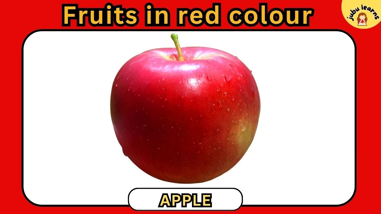 Learn Colours from fruits, Fruits in Red colour, Fruits in Yellow # ...