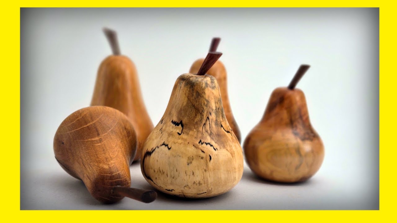 Master Woodturning Jam Chuck Techniques for Perfect Wooden Pears! - YouTube