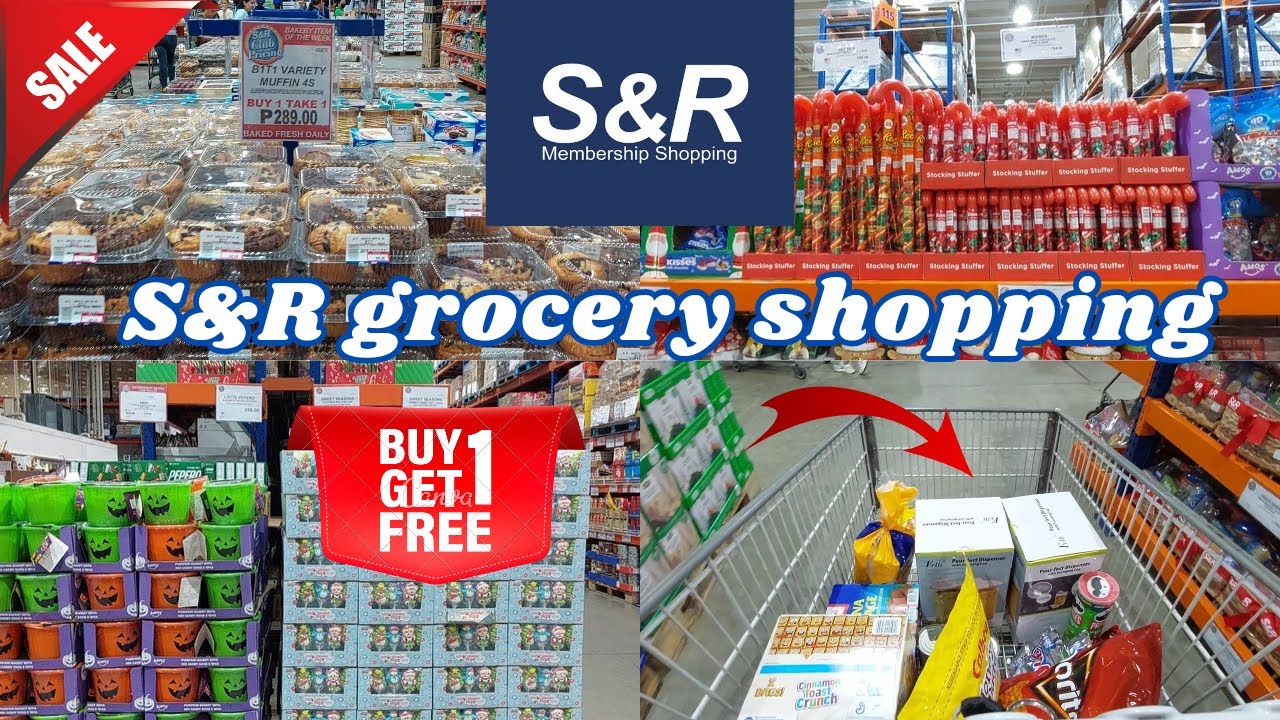 S&R Grocery Shopping | BUY 1 TAKE 1 | October 2023 | Shopping and Tour ...