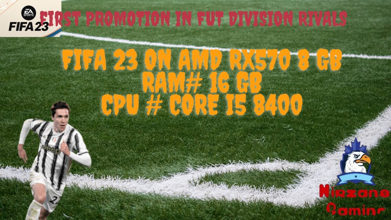 FIRST PROMOTION IN FIFA 23 FUT DIVISION RIVALS| FIFA 23 ON AMD RX570 8 ...