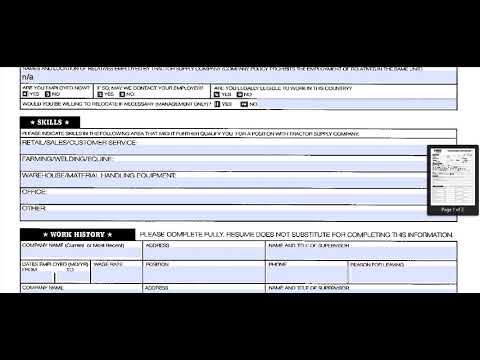 TRACTOR SUPPLY CO APPLICATION - YouTube